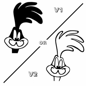 4" ROAD RUNNER FACE Vinyl Decal Sticker Car Laptop Looney Toons Cartoon ...