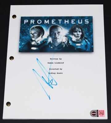 NOOMI RAPACE Signed PROMETHEUS Full Movie SCRIPT Screenplay + PROOF ...