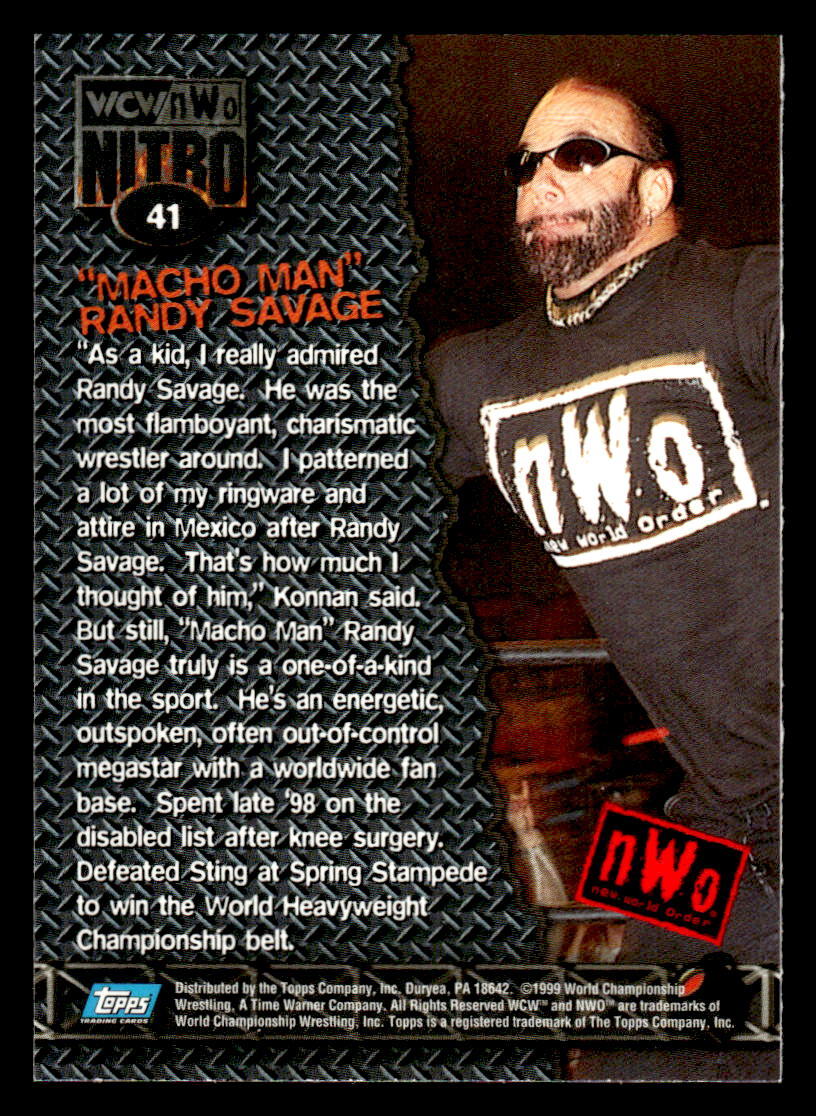1999 Topps WCW/nWo Nitro - #41 Randy Savage for sale online | eBay