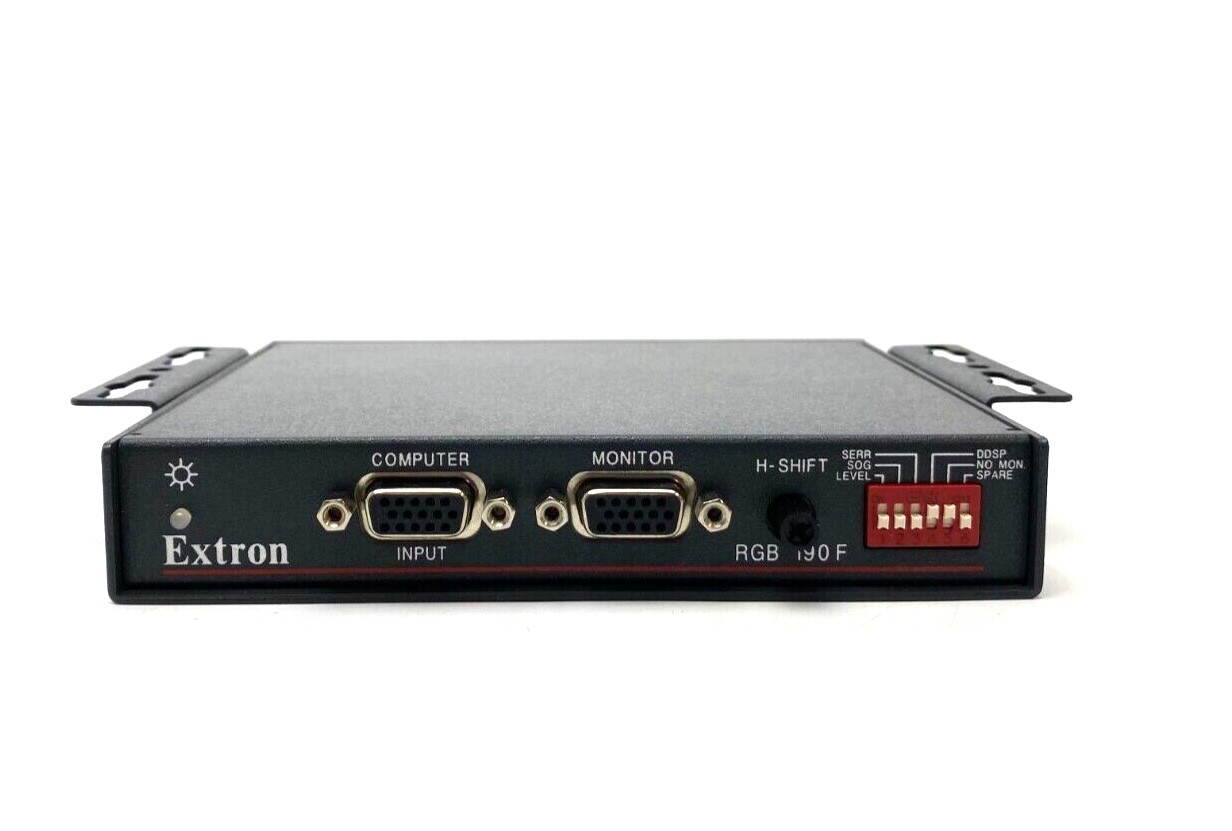 EXTRON RGB 190F HIGH-RES UNIVERSAL VGA-UXGA COMPUTER VIDEO IINTERFACE ...