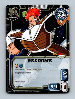 Dragon Ball Z CCG 2009 Recoome WA-117 1st Ed Bandai Destructive Fury | eBay