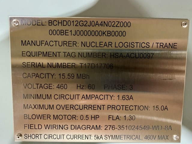 Trane Tracer Uc600 Programmable Controller W/ Td7 Display 1hp Blower ...