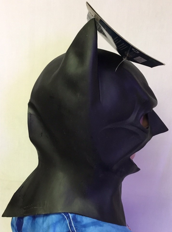 BATMAN MASK Cowl Adult Mens Full Overhead Dark Knight Rises Costume ...