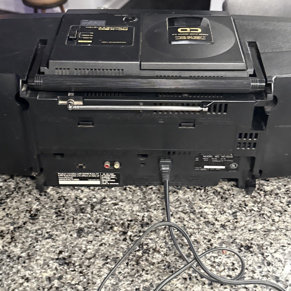 JVC RC-X310 Boombox AM FM CD Cassette Recorder Portable System - Tested ...