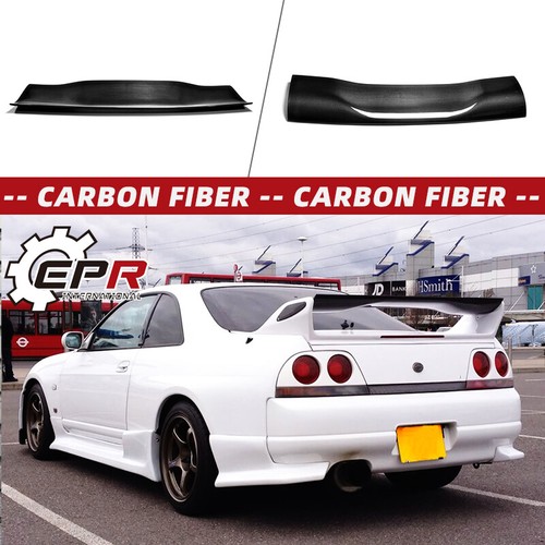 For Nissan Skyline R33 GTR AS Style Shibi Devil Carbon Fiber Spoiler ...
