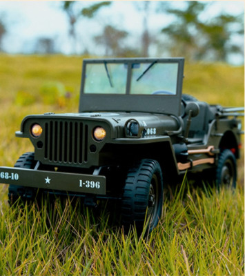 JJRC C8815 Willys Jeep 2.4G 1/10 Military Truck 4WD Off-Road RC Car mit ...