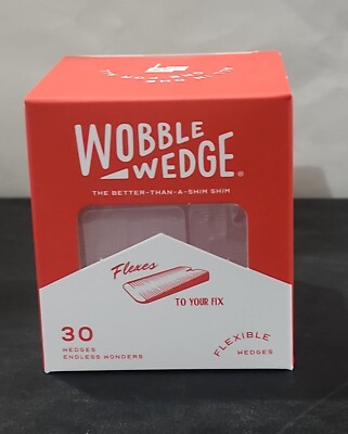 Wobble Wedges Flexible Plastic Shims ~ 30 Pack | eBay