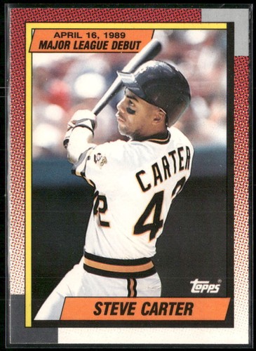 1990 Topps Major League Debut 1989 #23 Steve Carter | eBay