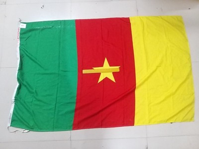 Cameroun Vintage Nautique Pays Sortie Porte Drapeau De Bateau Salvage ...