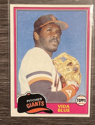 Vida Blue - 1981 Topps #310 - San Francisco Giants Baseball Card | eBay