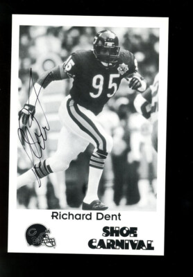Richard Dent Autographed Black and White Phtoto. #95 Chicago Bears | eBay