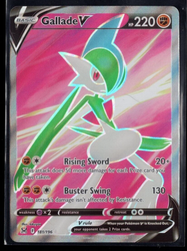 Gallade V Full Art 181/196 Ultra Rare Lost Origin Pokemon TCG Near Mint ...
