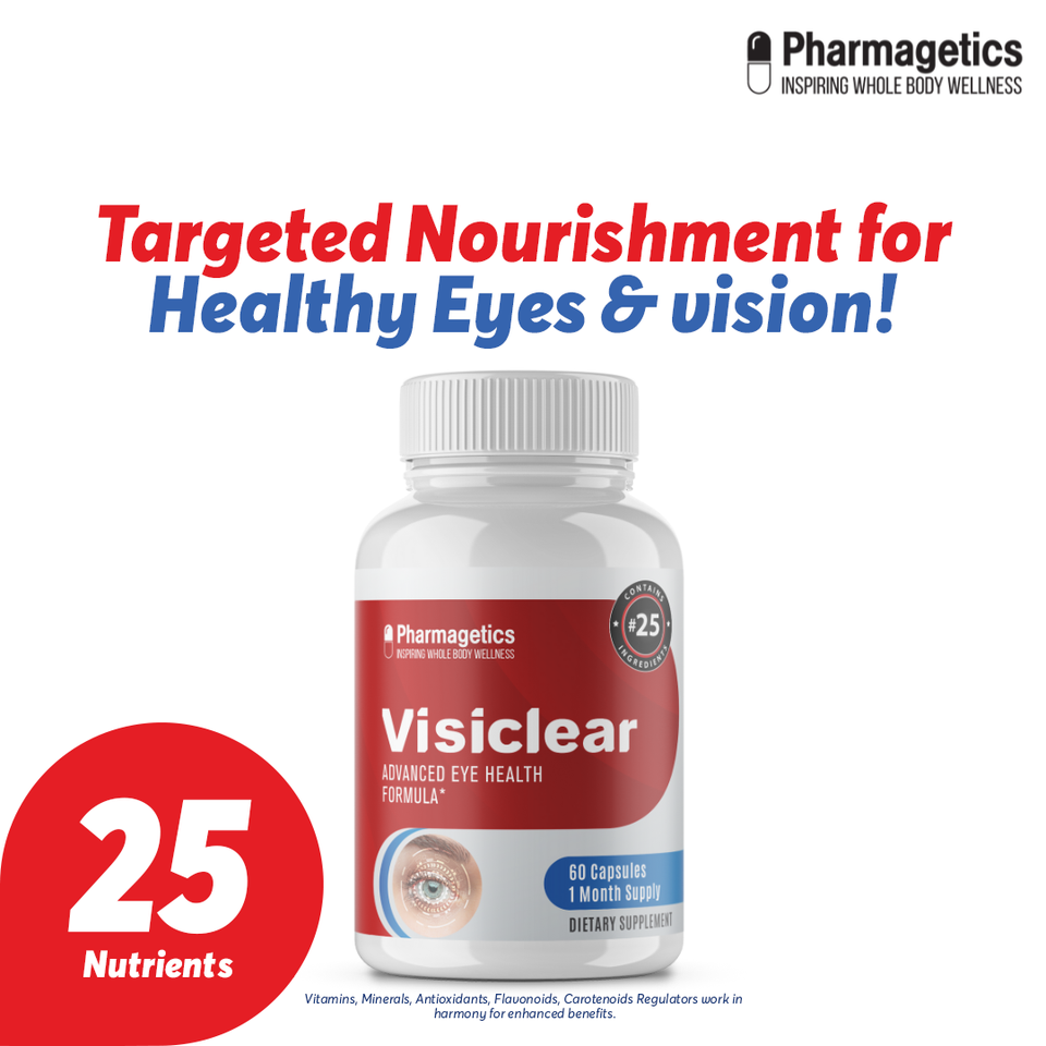 Visiclear Advanced Eye Supplement Vision Vitamins Including 5 Bottles ...