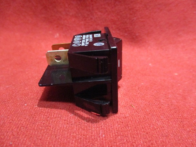 Kema Keur Arrow England Rocker Switch 16a 250vac DPST Black on off ...