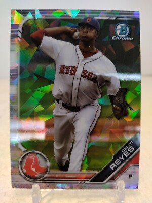 DENNIS REYES 2019 Bowman Chrome Draft Baseball REFRACTOR SAPPHIRE ED ...