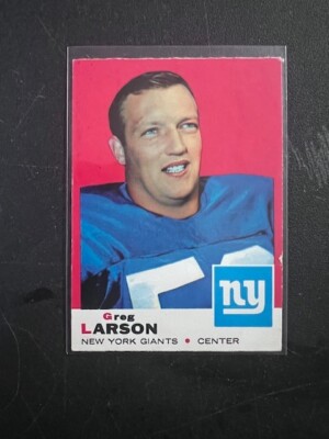 1969 TOPPS FOOTBALL SET-BREAK #106 GREG LARSON | eBay