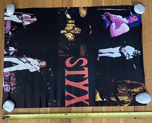 Rare Latino Production 1980's Original STYX Live Poster Tommy Shaw 20 ...