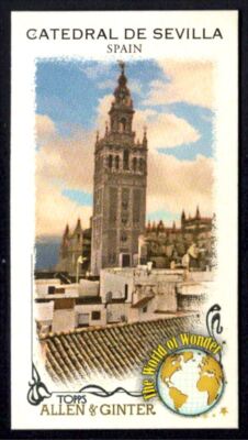 CATEDRAL DE SEVILLA SPAIN 2023 Topps Allen & Ginter Mini Card #WOW-31 ...