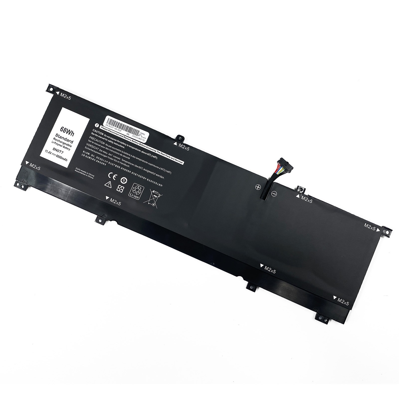 8N0T7 Battery for Dell XPS 15 P73F(DF13) D2805TS i5-8305G i7-8705G P73F ...