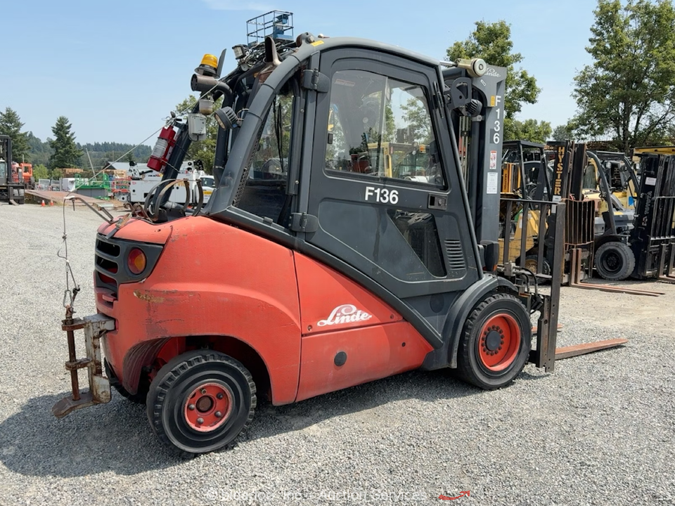Linde H35T 7,000 LB Class Industrial Forklift Cab Lift Truck LPG -Parts ...