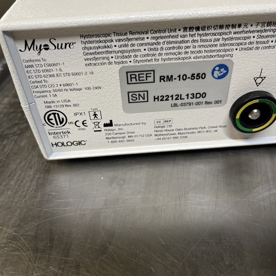 Aquilex Fluid Control System AQL-100p with MyoSure Hologic 10-550 w ...