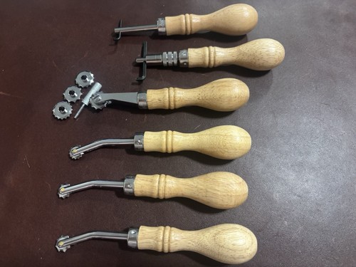 Lot of Leather Overstitchers, Stitching Groover, Saddle Hroover | eBay