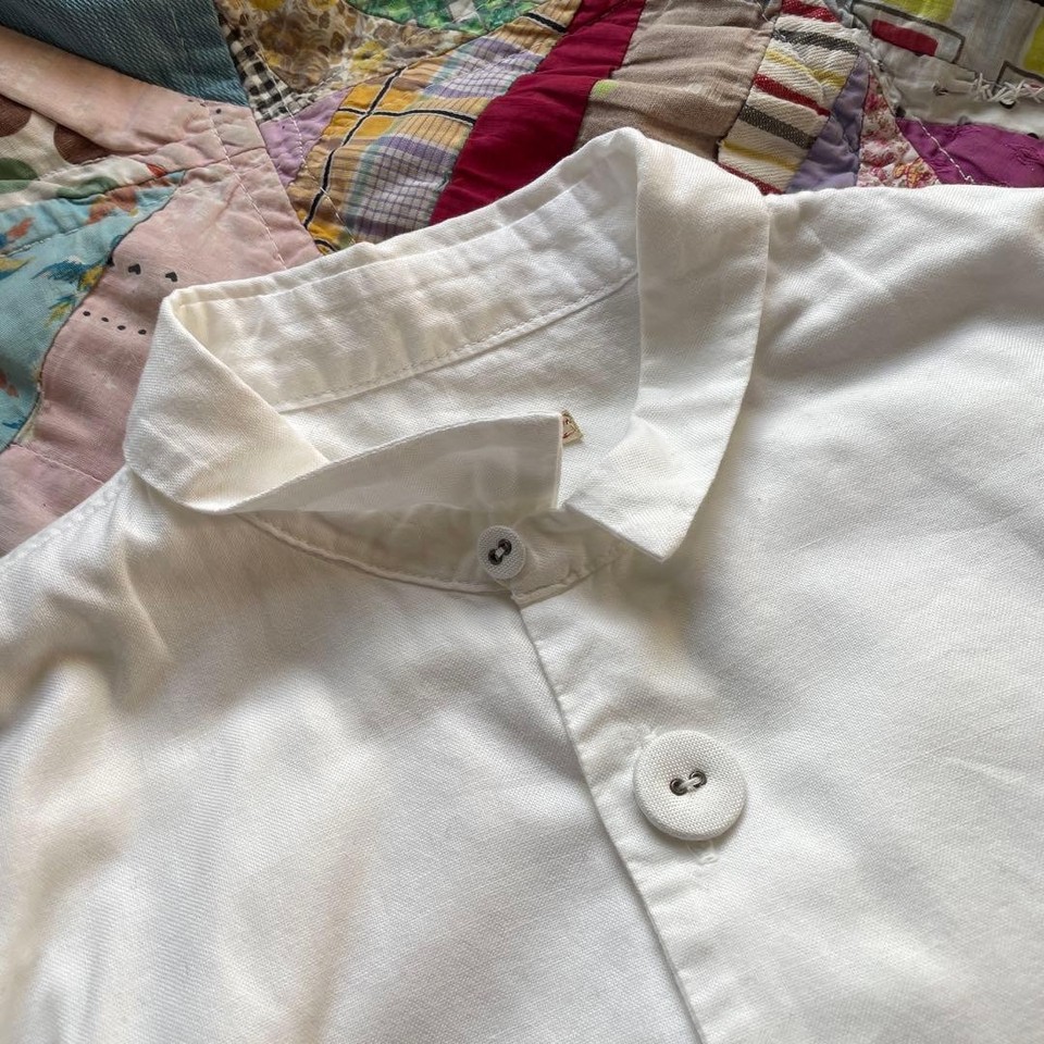 USED KAPITAL COVERED BUTTON COTTON SHIRT GOOD | eBay