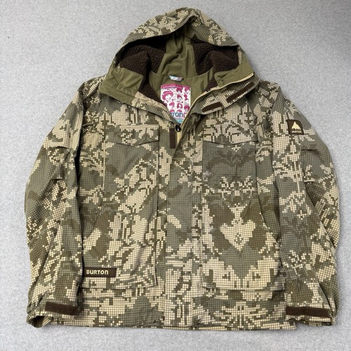 Burton Portal Jacket Mens Green Pixelated Digital Camo Dryride ...