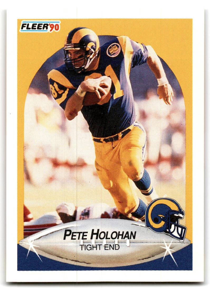 1990 Fleer Pete Holohan Los Angeles Rams #39 | eBay