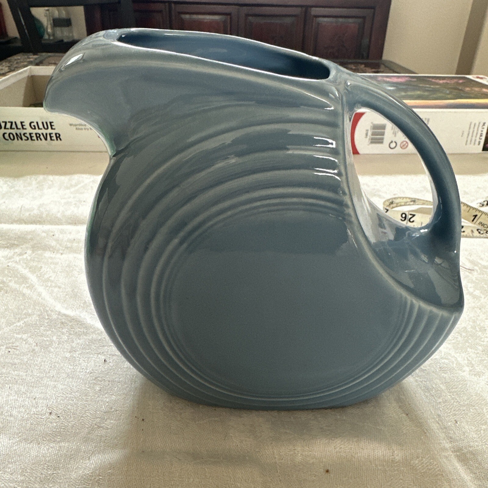 1 FIESTA WARE Lapis Light Blue PITCHER | eBay