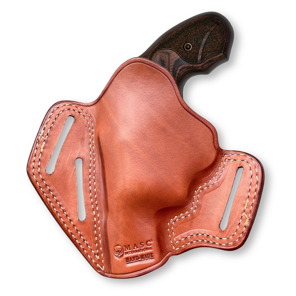 Leather OWB Pancake Holster Fits Colt King Cobra Carry 6-Shot 357 Mag 2 ...