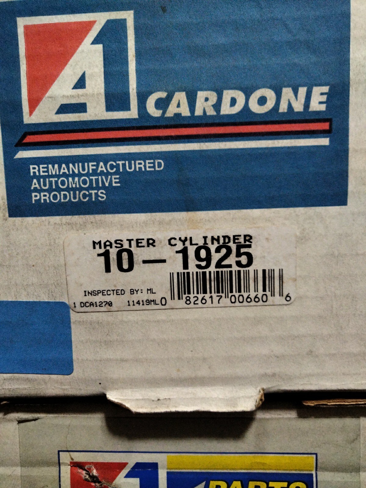 CARDONE 10-1925 MASTER CYLINDER | eBay