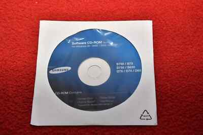Samsung CD-Rom Ver. 04 For Windows 98/98SE/2000/ME/XP S750/S73/S730 ...