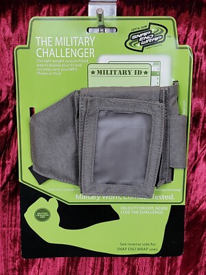 New NWT Arm ID Holder military challenger snap end wrap combat duty ...