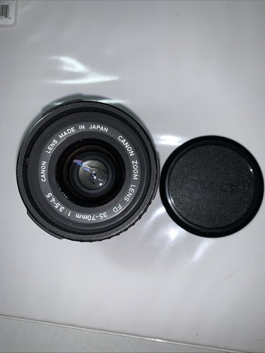 Canon FD 35-70mm 1:3.5-4.5 Zoom-Macro Lens Made In Japan | eBay