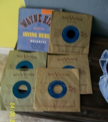 Vintage 45 Record Set of 5 Wayne King Plays Irving Berlin 1950's | eBay