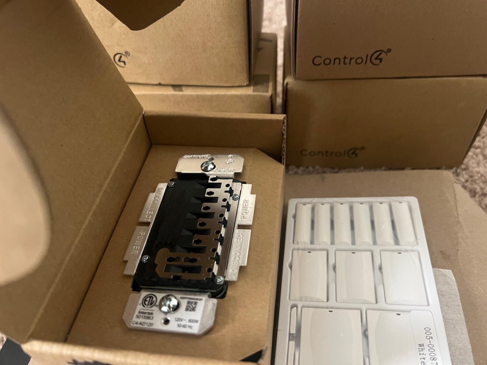 Control+4+C4-KD120+Wireless+Keypad+Dimmer+-+White for sale online | eBay