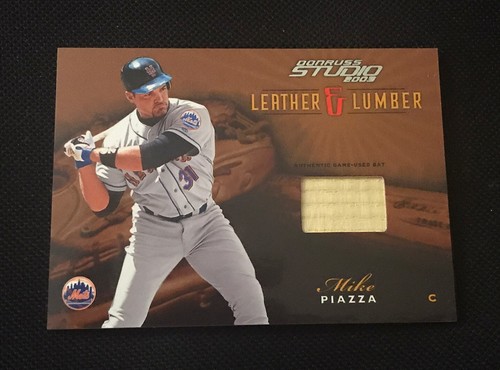 MIKE PIAZZA AUTHENTIC CERTIFIED GAME USED BAT CARD NY METS 181/400 | eBay