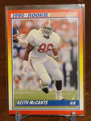 1990 Score Keith McCants #622 Rookie RC | eBay