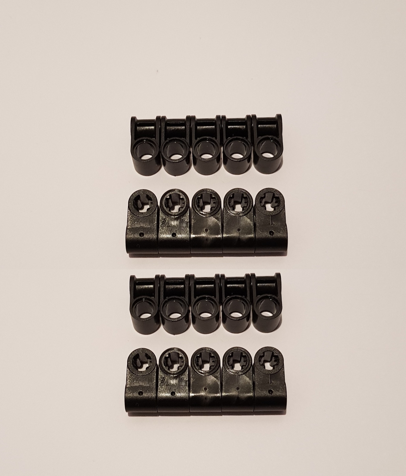 20x Lego® Technic 6536 Achs u Pin Verbinder schwarz 2L senkrecht ...