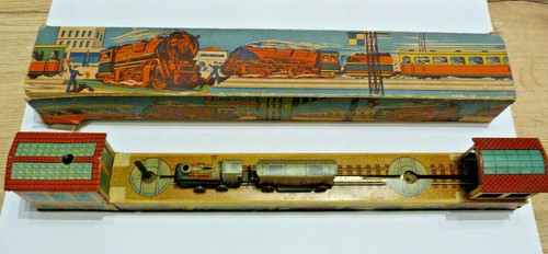Rare Old Toy Sheet Metal Lithographed Train Mechanical Toys GEM 1950/60 ...