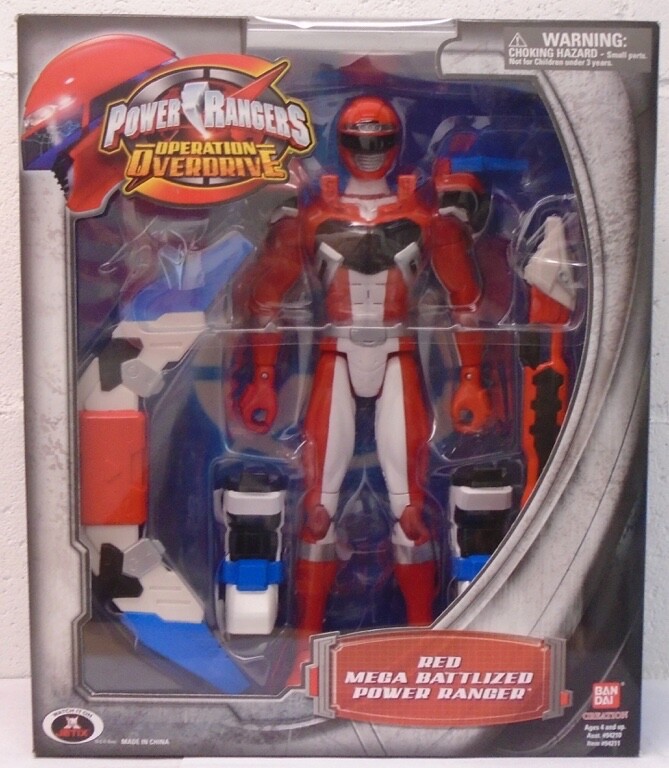 Power Rangers Operation Overdrive Red Ranger 2 NEW Power Rangers,
