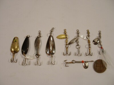 Vintage Fly Rod/Ultralite Fishing Spinners/Spoons Lure Mixed Lot | eBay