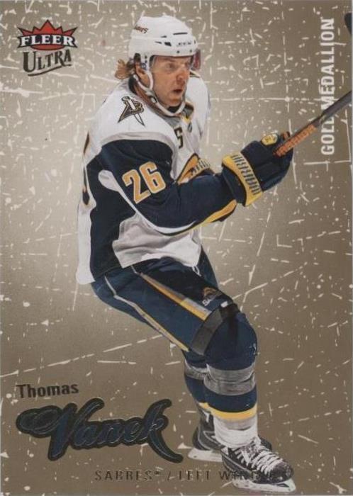 2008-09 Fleer Ultra - Thomas Vanek #15 Gold Medallion for sale online ...