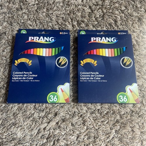 Set Or 2 New Prang Colored Pencils 3.3mm Sharpened 72 Colors Total 36 ...