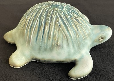McCarty Pottery Turtle Seafoam Green 4.5” SIGNED Collectible ...