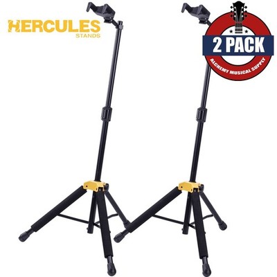 2-PACK Hercules GS415B PLUS AGS Durable Guitar Stand with Foldable Yoke ...