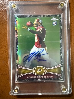 Robert Griffin III (RGIII) Rookie Topps Chrome Camo Refractors auto! | eBay