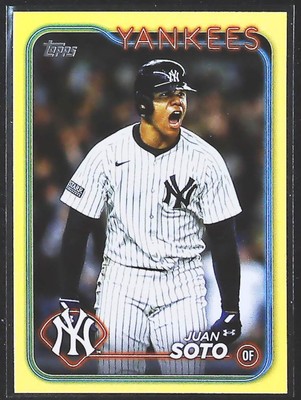 2024 Topps Update Juan Soto Yellow #US1 New York Yankees | eBay