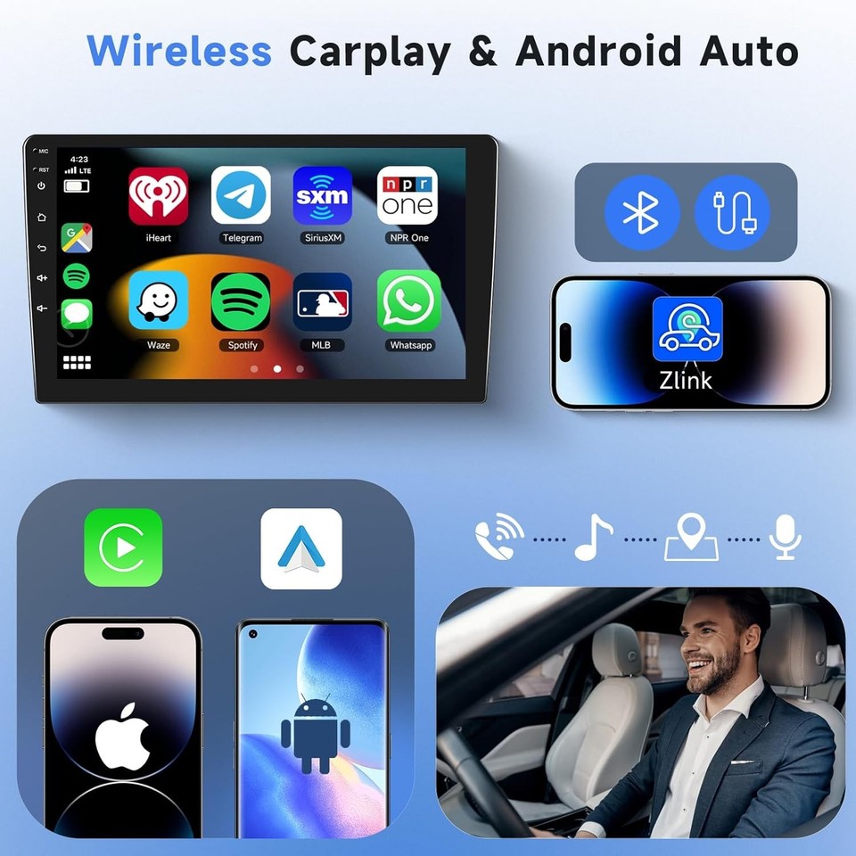 For 2000-2005 Ford Excursion 7" Android Apple Carplay Car Stereo Radio ...